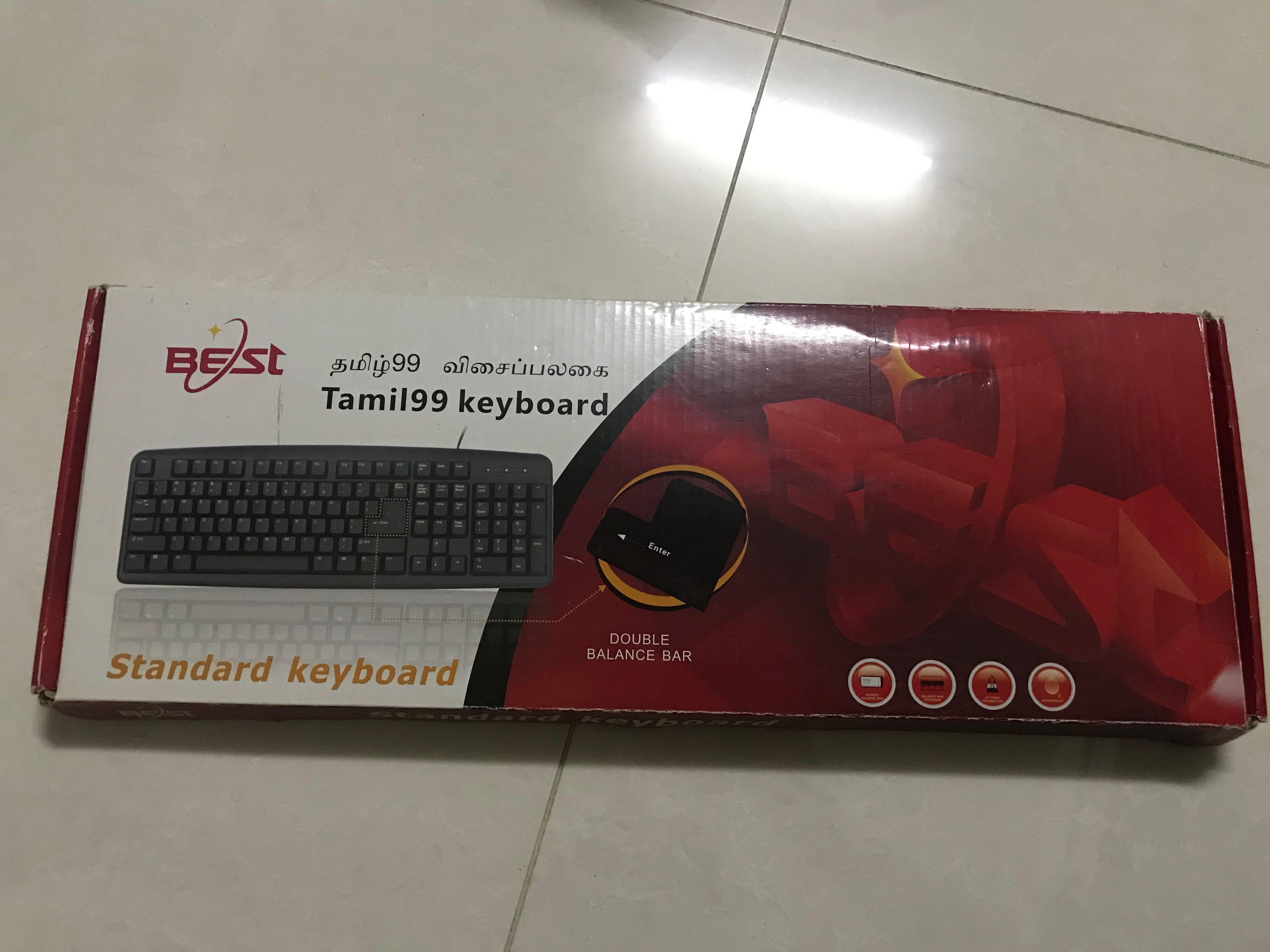 DUAL - BEST English & Tamil 99 Keyboard, Computers & Tech, Parts ...