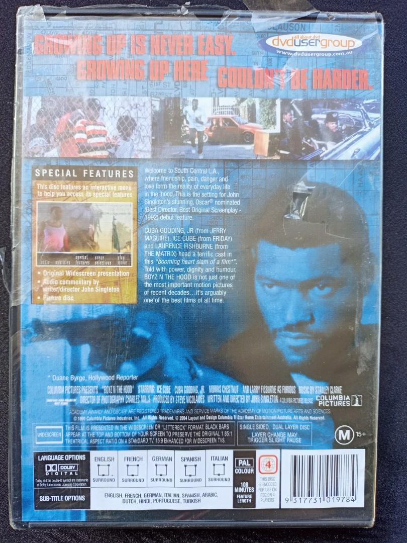 DVD Boyz N The Hood, Hobbies & Toys, Music & Media, CDs & DVDs on Carousell