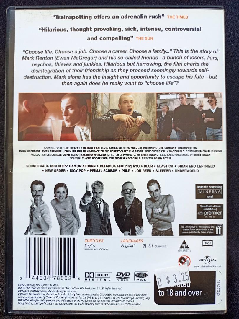 Dvd Trainspotting Hobbies Toys Music Media Cds Dvds On Carousell