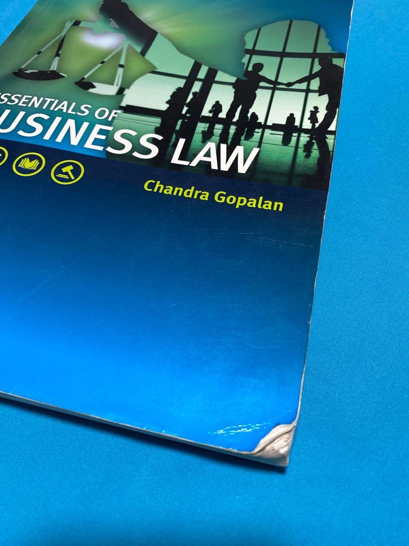 SUSS Essential of Business Law - Chandra Gopalan, Hobbies & Toys, Books ...