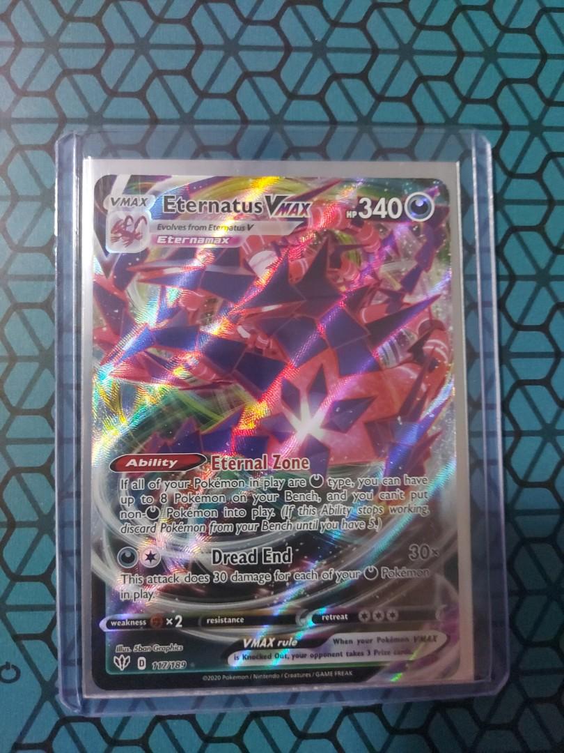 Eternatus Vmax pokemon card, Hobbies & Toys, Toys & Games on Carousell