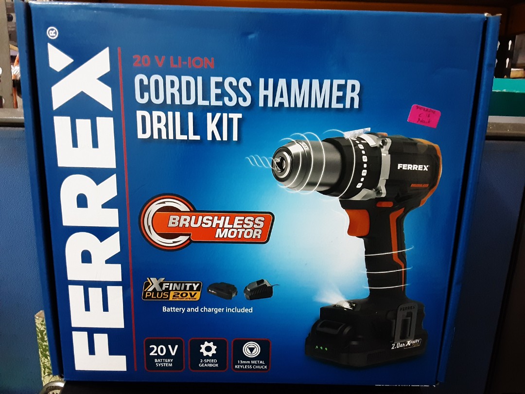 Ferrex cordless hammer dripp kit, Commercial & Industrial, Construction ...