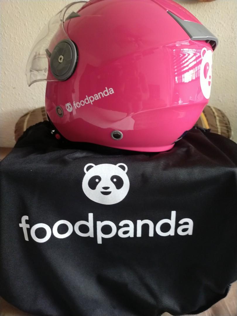 Foodpanda helmet, Motorcycles, Motorcycle Accessories on Carousell