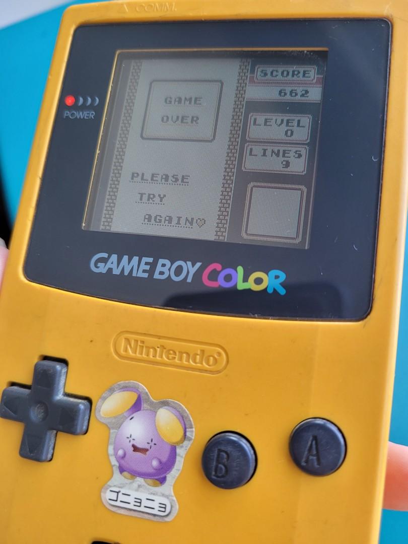 Gameboy Color Nintendo Game Boy (Dandelion Yellow), Video Gaming, Video ...