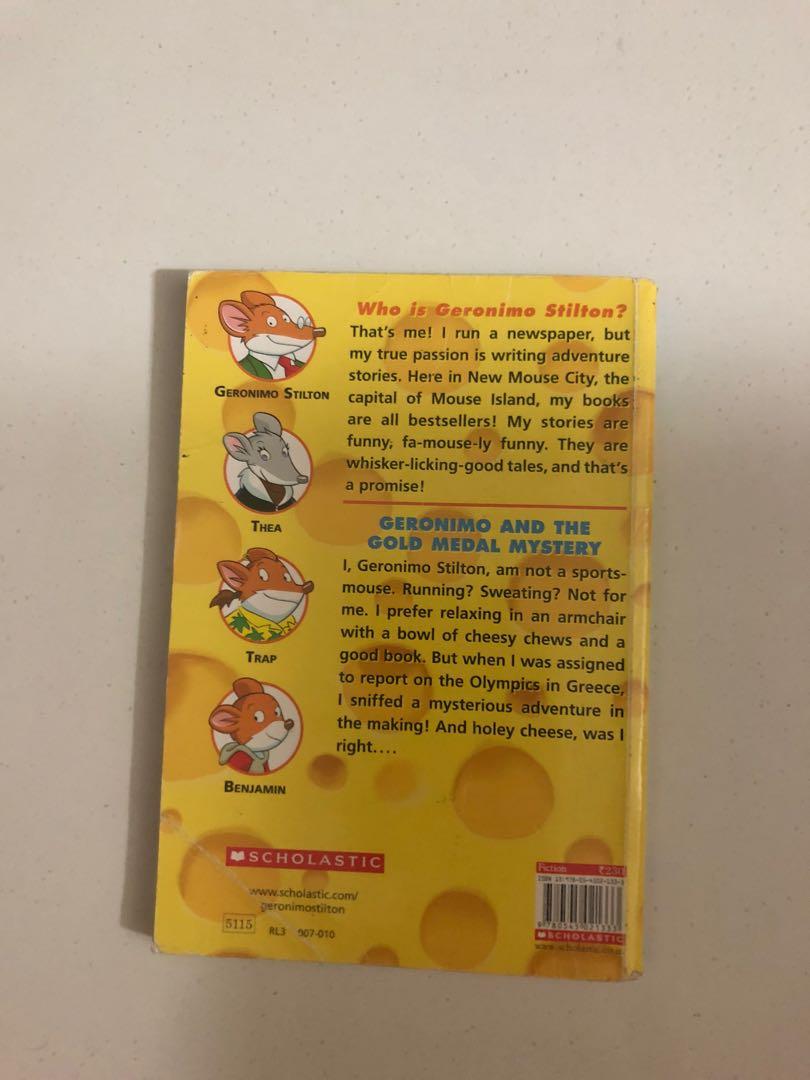 Geronimo and the Gold Medal Mystery - Geronimo Stilton, Hobbies & Toys ...