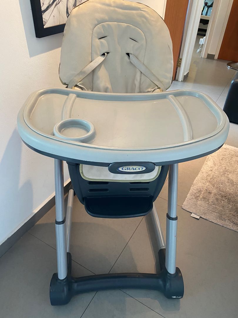 Graco Blossom 6-in-1 Baby Convertible High Chair, Babies & Kids ...