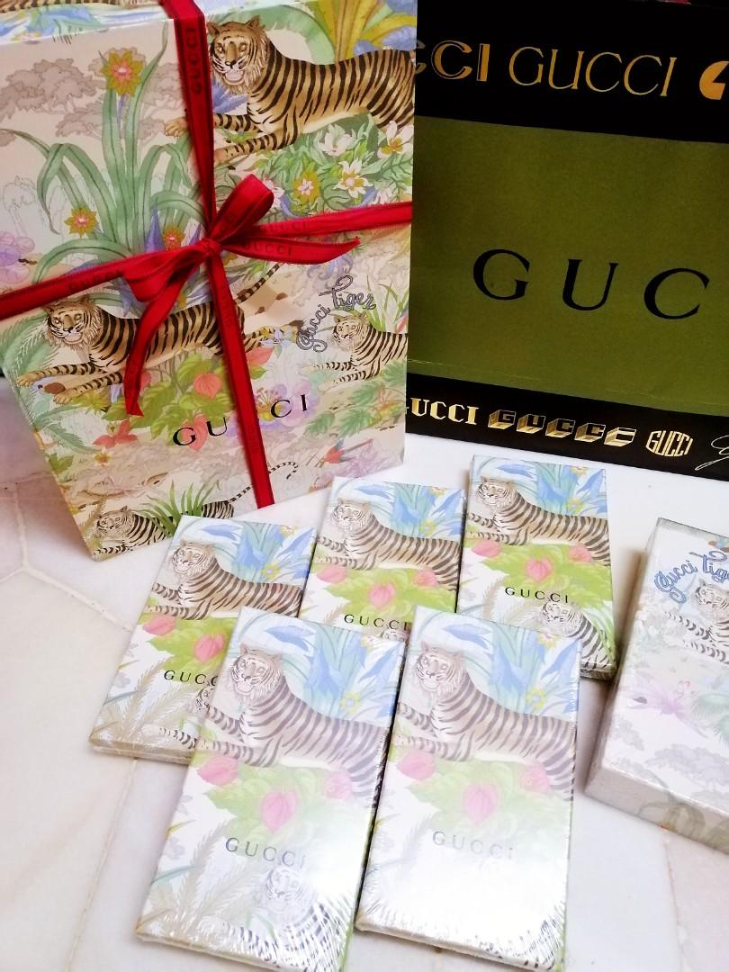 Gucci 2022 cny red packet set, Luxury, Accessories on Carousell