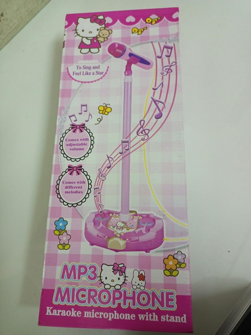 Hello Kitty microphone, Hobbies & Toys, Toys & Games on Carousell