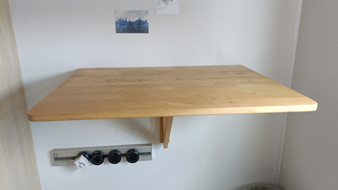 Ikea Drop Down Leaf Table, Furniture & Home Living, Furniture, Tables ...