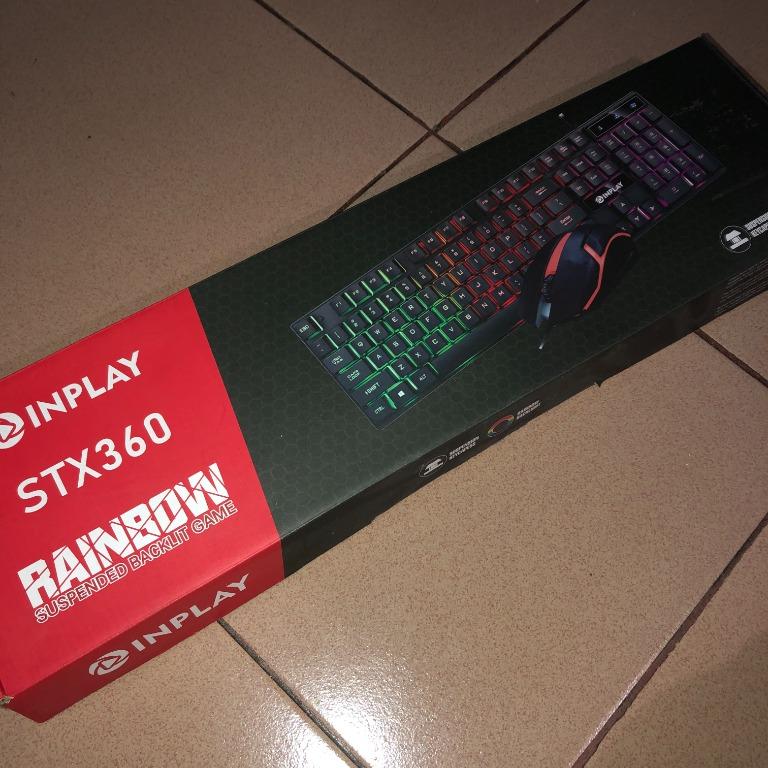 INPLAY STX360 RGB Keyboard NO MOUSE, Computers & Tech, Parts ...