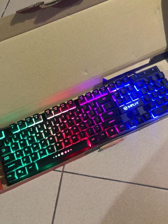 INPLAY STX360 RGB Keyboard NO MOUSE, Computers & Tech, Parts ...