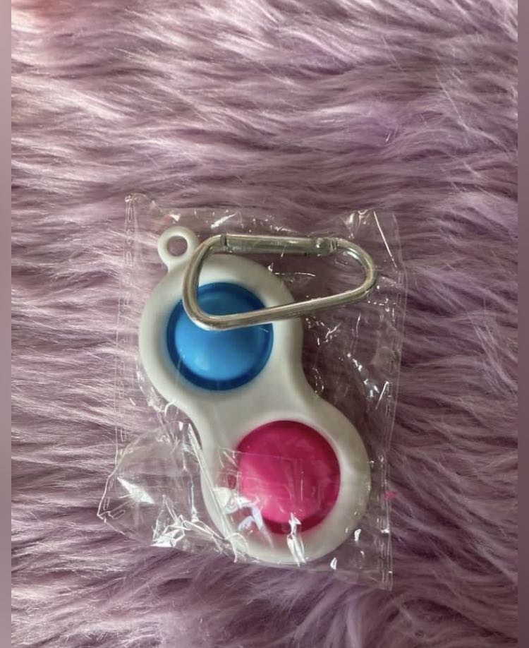 Keychain simple dimple fidget toy, Hobbies & Toys, Toys & Games on ...
