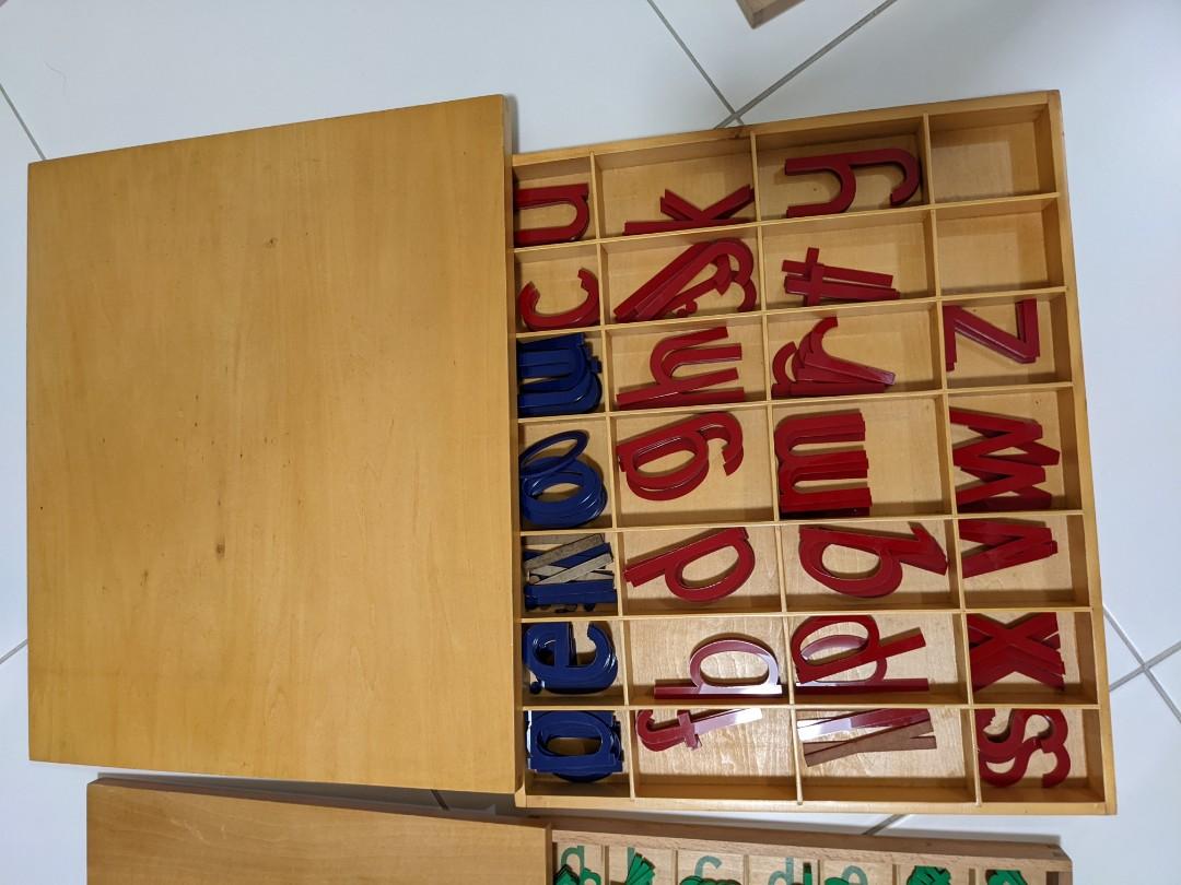 Large movable alphabets LMA Montessori resources language phonics ...