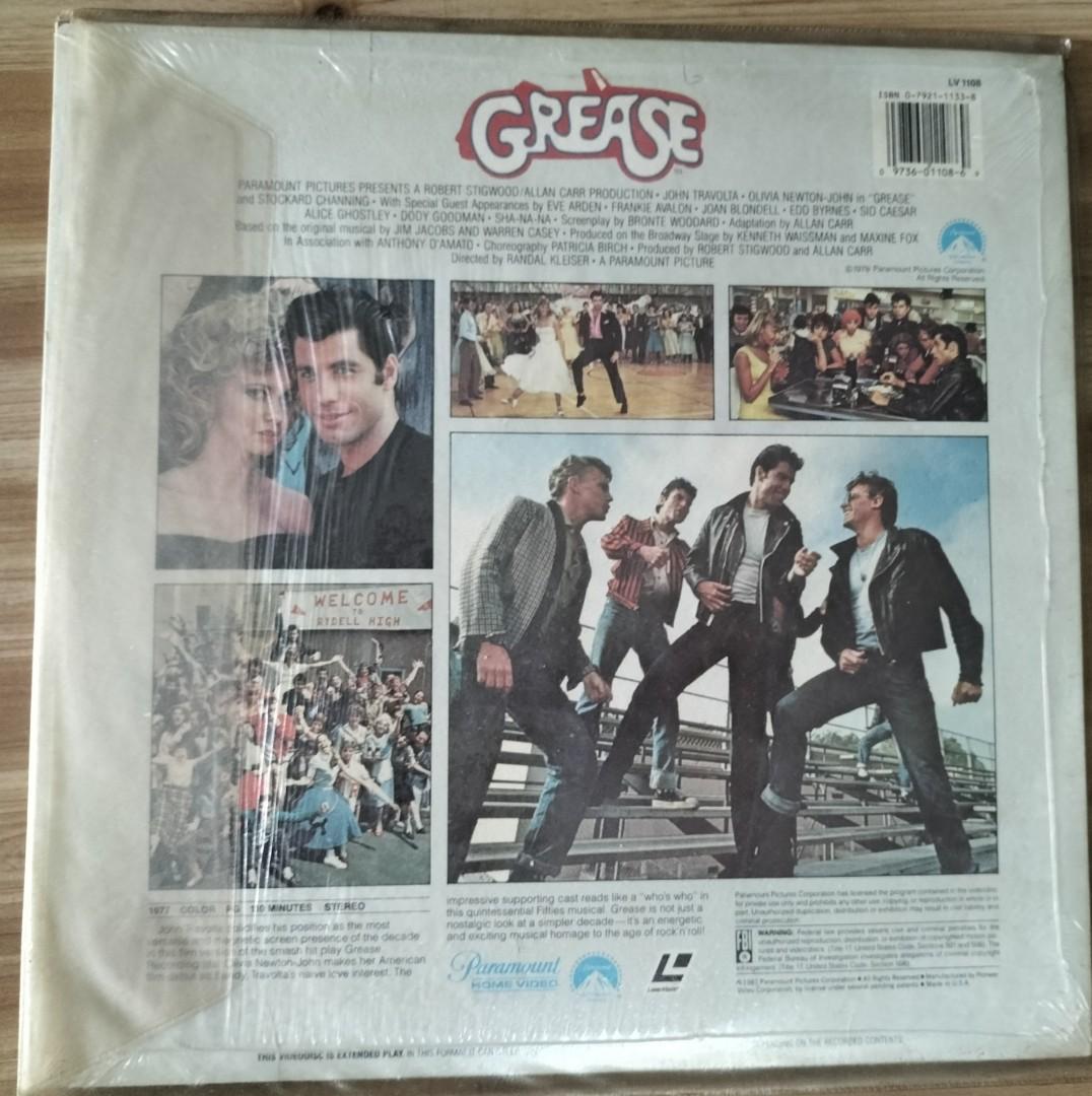 Laser disc collection - GREASE , ABYSS, Hobbies & Toys, Music & Media ...