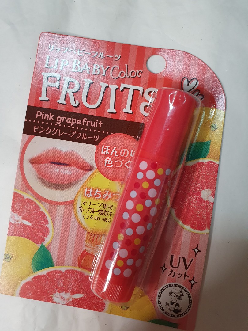 Lip Baby Color Fruits (Pink Grapefruit), Beauty & Personal Care, Face ...
