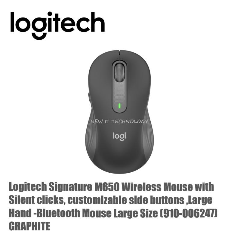 Logitech Signature M650 Wireless Mouse with Silent clicks, customizable ...