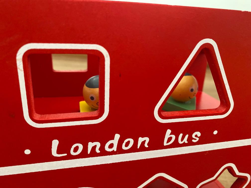 London bus shape sorter, Hobbies & Toys, Toys & Games on Carousell