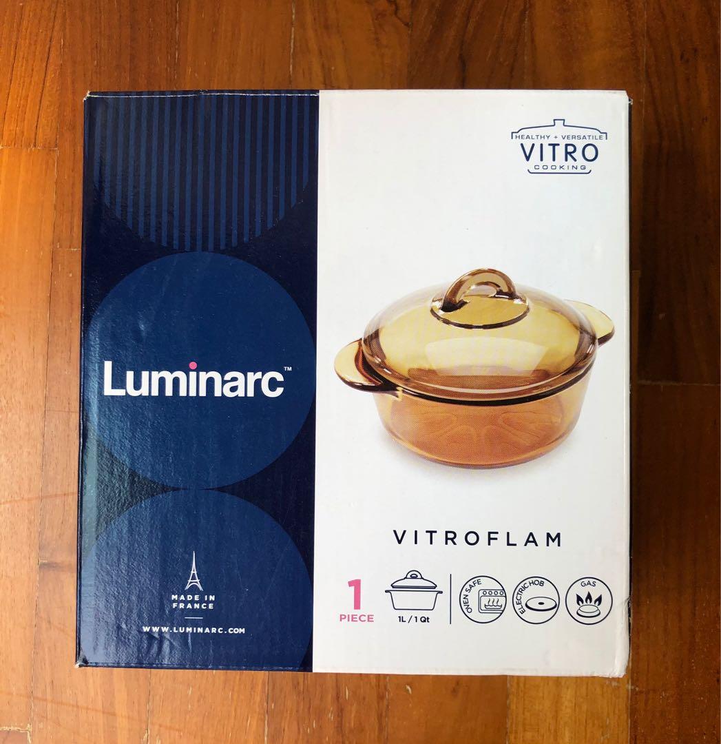 Luminarc Vitroflam 1L Pot, Furniture & Home Living, Kitchenware ...