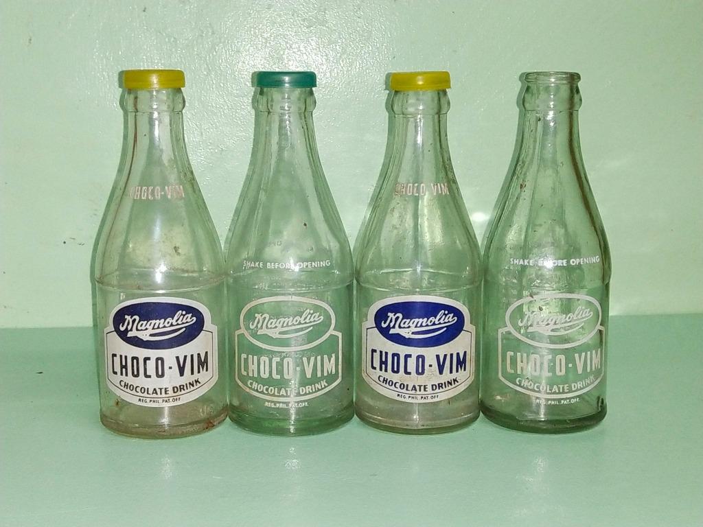 Magnolia Choco Vim Vintage Bottle Set, Hobbies & Toys, Memorabilia ...