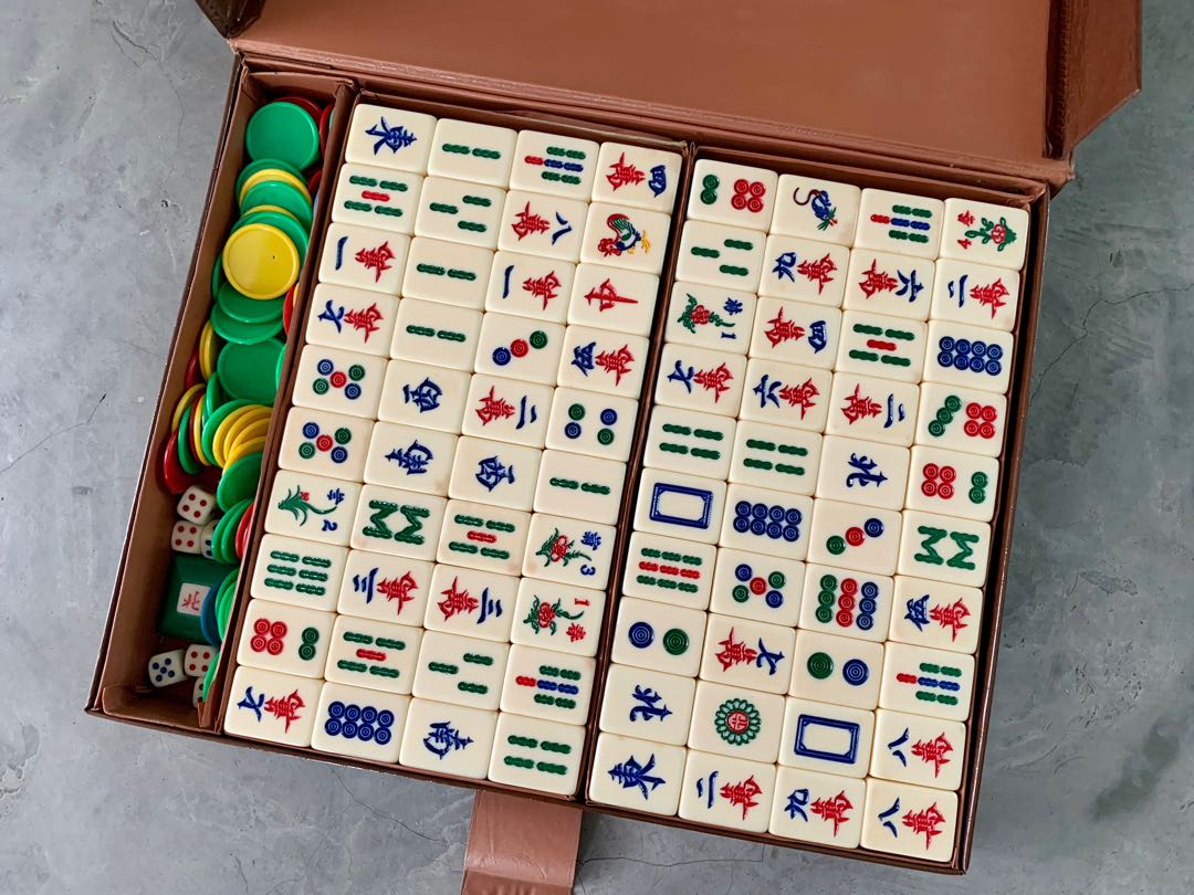 Mahjong Tiles Ivory Finish, Hobbies & Toys, Toys & Games on Carousell