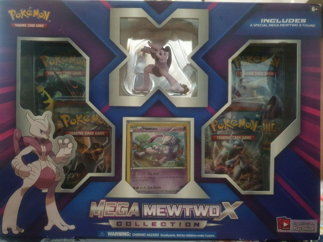 Mega Mewtwo X collection box, Hobbies & Toys, Toys & Games on Carousell