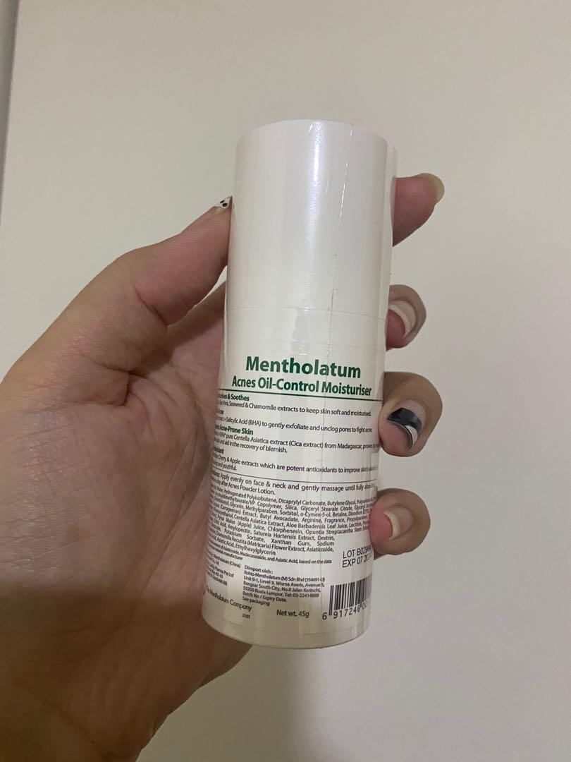 Mentholatum Acne Oil-Control Moisturizer, Beauty & Personal Care, Face ...