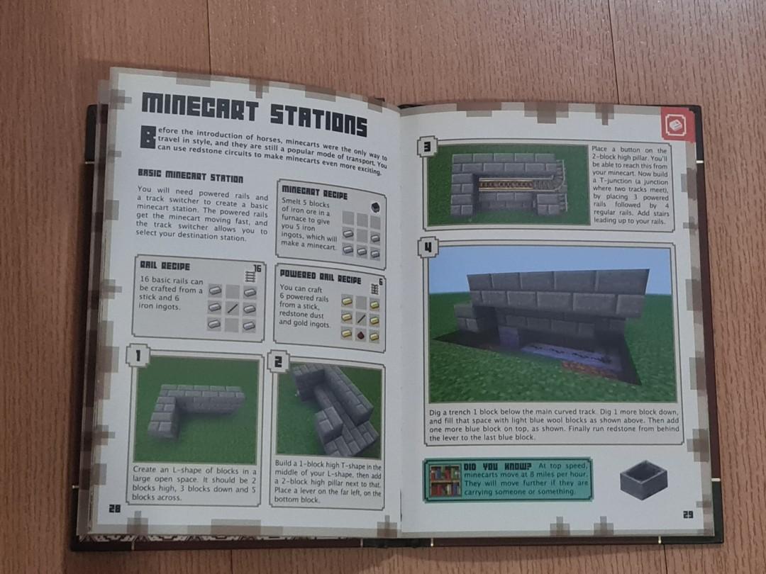 minecraft redstone handbook, Hobbies & Toys, Books & Magazines, Fiction ...