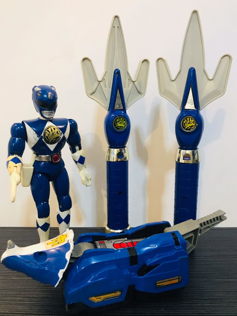 Mmpr blue ranger set, Hobbies & Toys, Toys & Games on Carousell