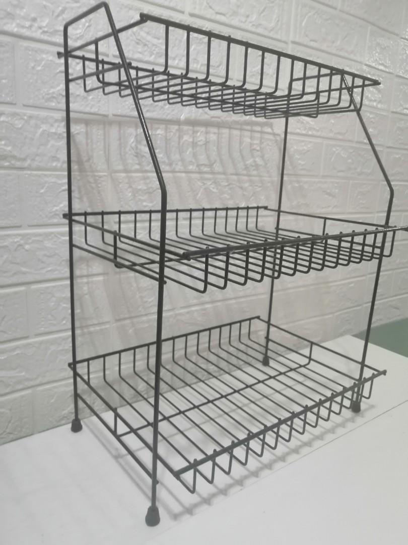 Multi-purpose Storage Rack (3-tier), Furniture & Home Living, Furniture ...