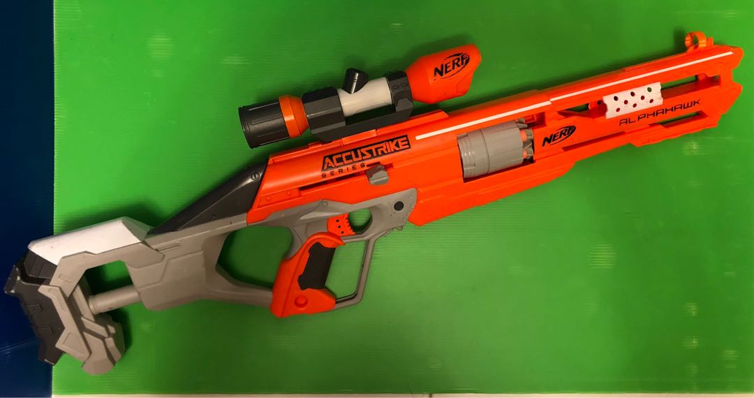 Nerf Gun AlphaHawk, Hobbies & Toys, Toys & Games on Carousell