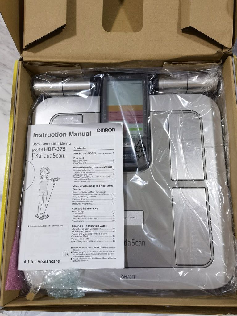 New Omron Karada Scan for sale, Health & Nutrition, Health Monitors ...