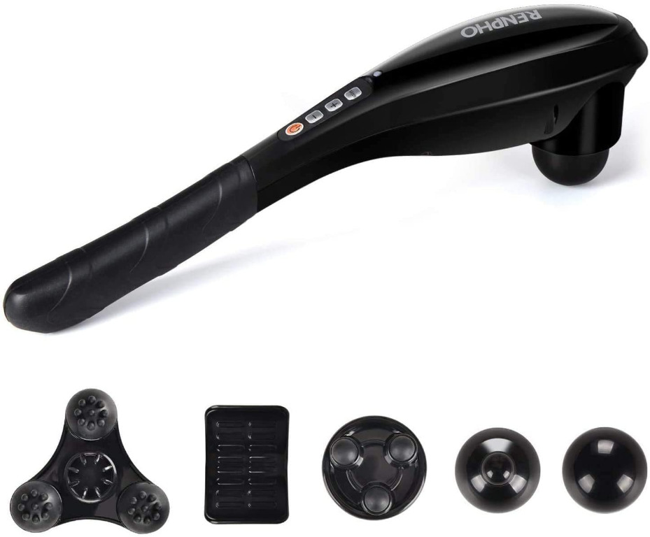 New Stock Renpho Hand Held Deep Tissue Massager For Muscles Back