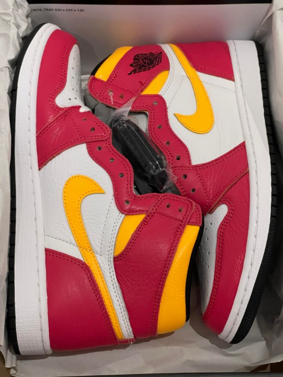 Nike Air Jordan 1 High OG light fusion red aj1 us10, Men's Fashion ...