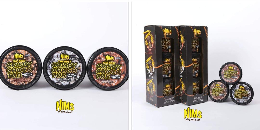 *Nims Black Edition Set* 1 Set 3 Different Types Of Chocolate, Food ...