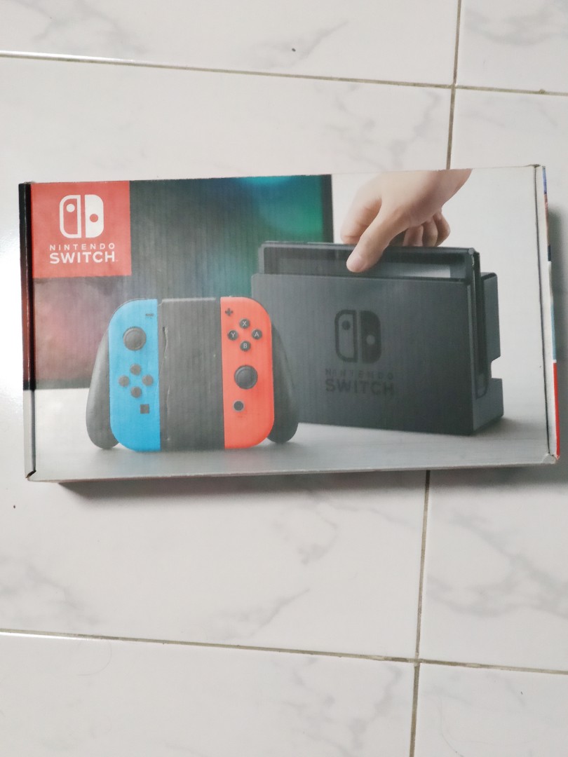 Nintendo switch empty box, Video Gaming, Video Game Consoles, Nintendo ...