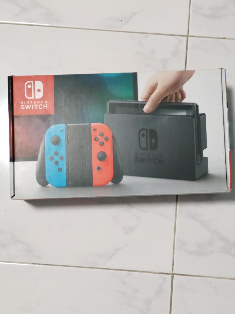 Nintendo switch empty box, Video Gaming, Video Game Consoles, Nintendo ...