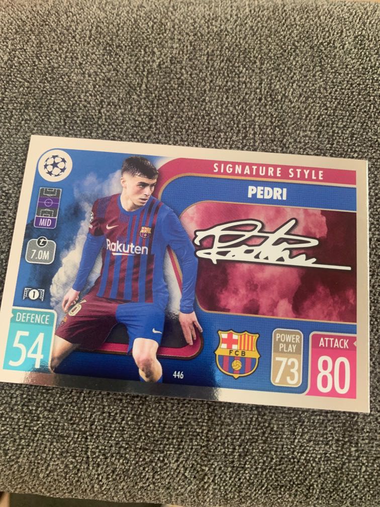 Pedri signature card, Hobbies & Toys, Toys & Games on Carousell