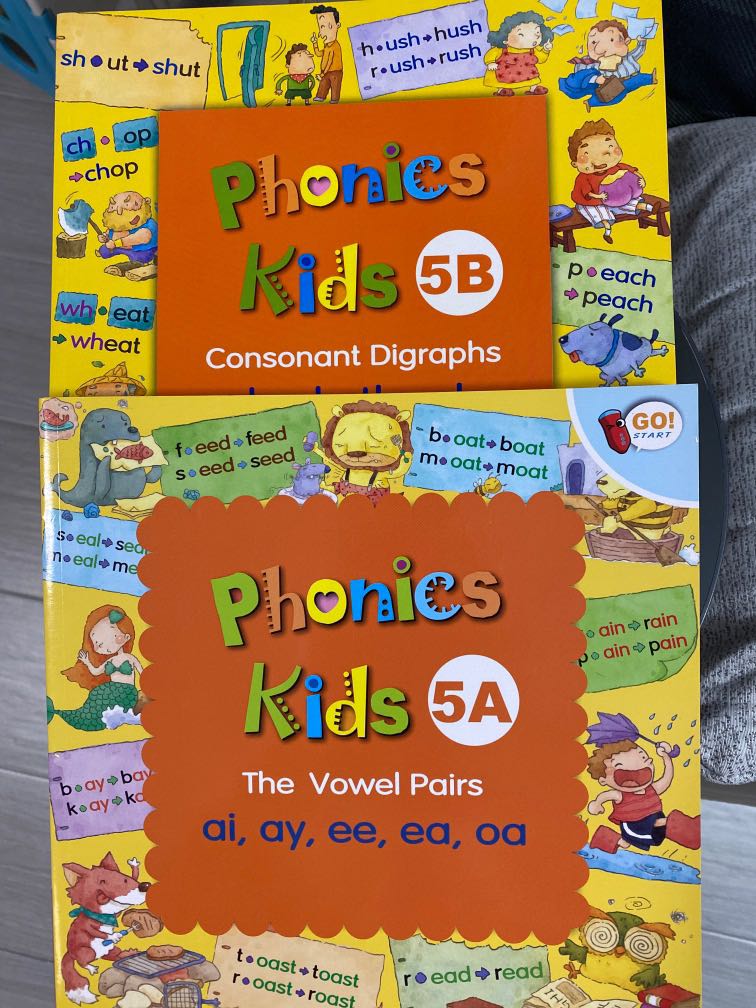 Phonics Kids 5A & 5B, 興趣及遊戲, 書本 & 文具, 小朋友書 - Carousell
