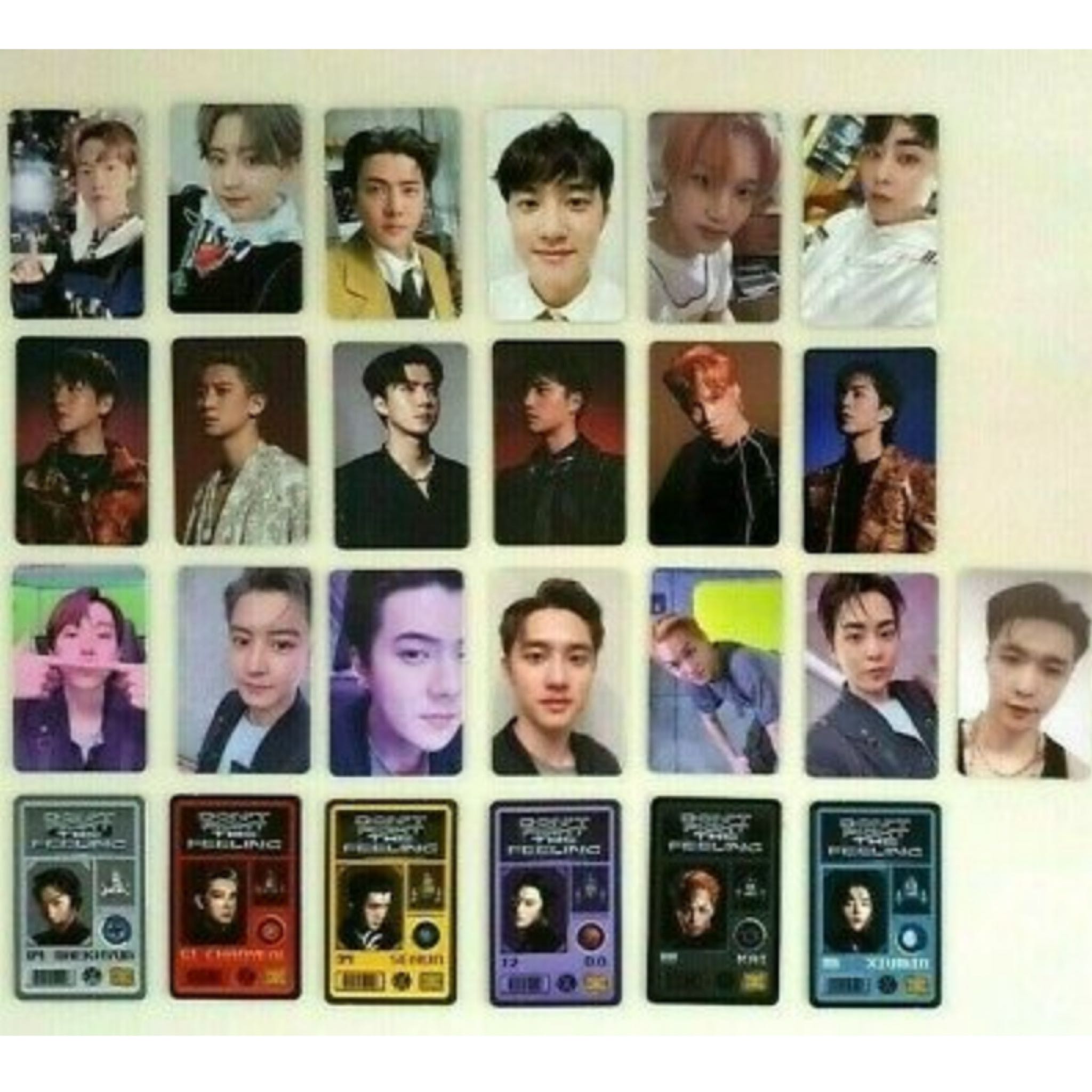 [PO] EXO Don't Fight the Feeling DFTF Official Photocards Set, Hobbies & Toys, Memorabilia ...