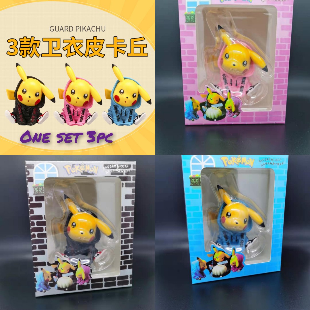 Pokemon/Pikachu/Anime Figure/Action Figure/JNk/Cartoon, Hobbies & Toys ...