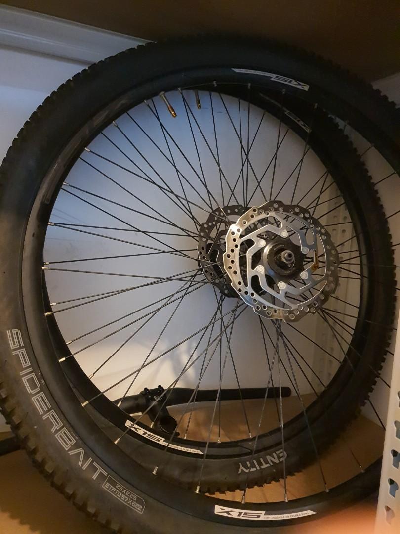 Polygon x15 entity stock wheelset, Sports Equipment, Bicycles & Parts ...