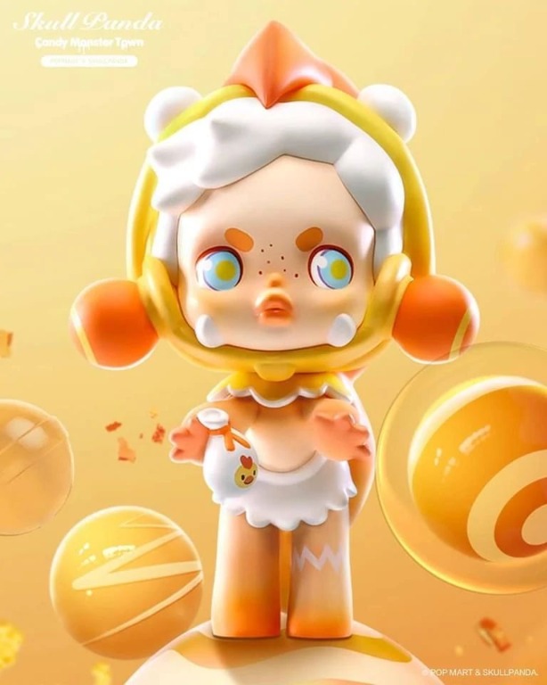 Popmart Skull Panda Candy Monster Town Chicken Hunter, Hobbies & Toys ...