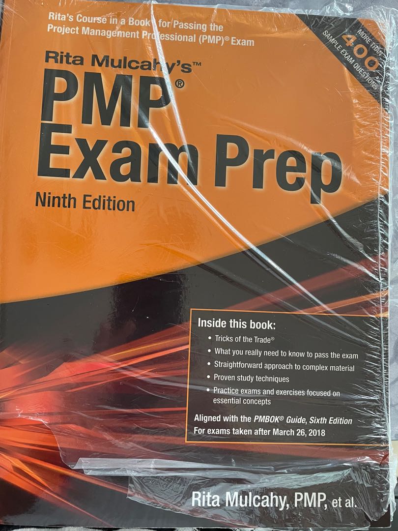 Project Management professional Exam Prep (Rita Mulcahy’s, ninth ...