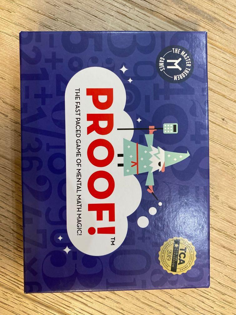 Proof - fast paced mental math game with extra challenge booklet ...