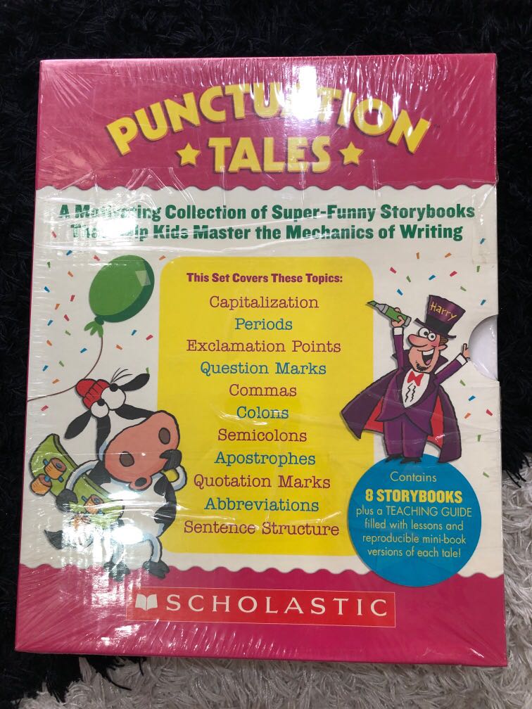 Punctuation Tales (1 set of 8 storybooks to teach mechanics of writing ...