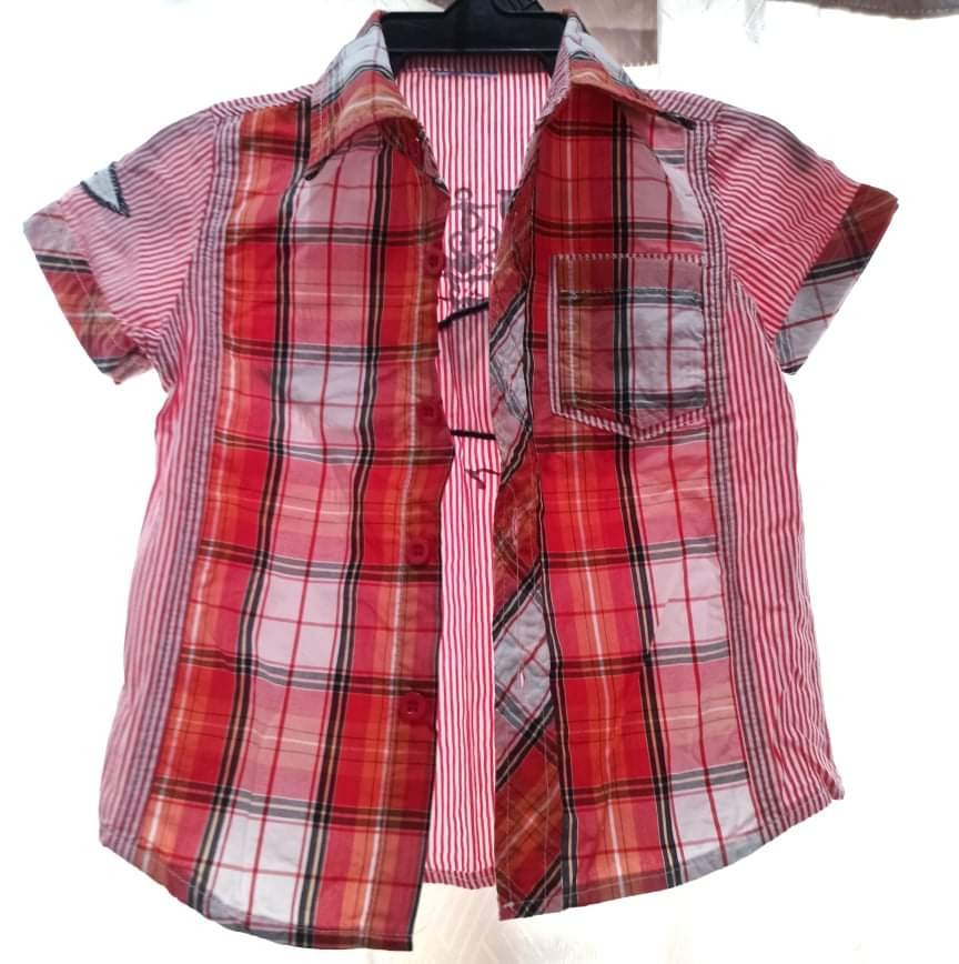 Red Plaid Polo Kids 18-24 months, Babies & Kids, Babies & Kids Fashion ...