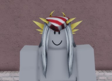 Roblox YBA Peppermint Anasui Costemic Hair Hat (Limited), 興趣及遊戲, 玩具 ...