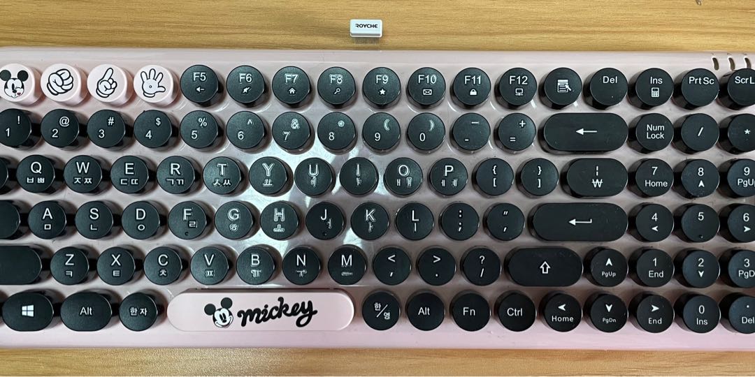 Royce mickey wireless keyboard, Computers & Tech, Parts & Accessories, Computer Keyboard on ...