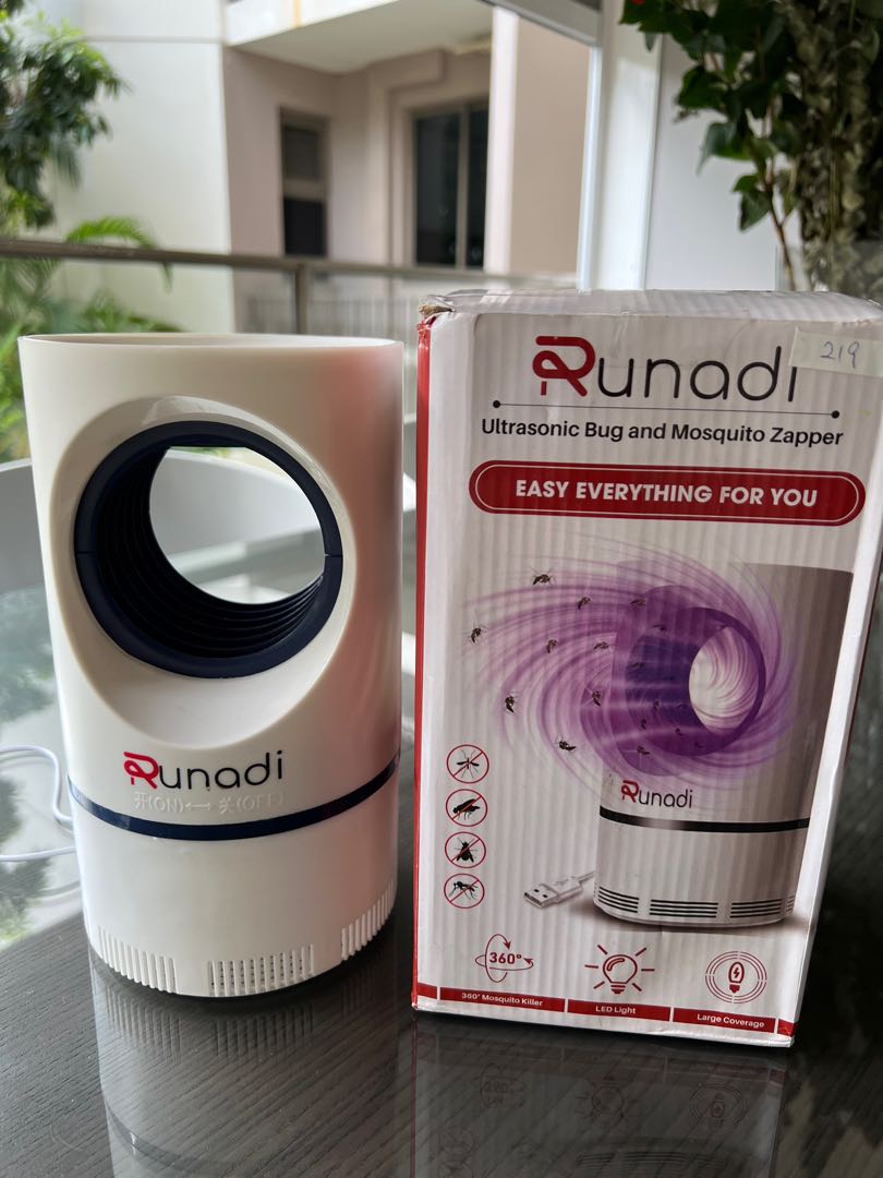 Runadi ultrasonic bug & mosquito zapper, Furniture & Home Living ...