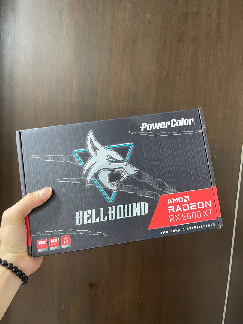 RX 6600XT 8GB Powercolor Hellhound, Computers & Tech, Parts ...